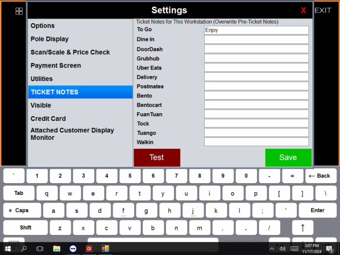 Basic Adjustments Guide for POS Settings – BLogic Systems Helpdesk
